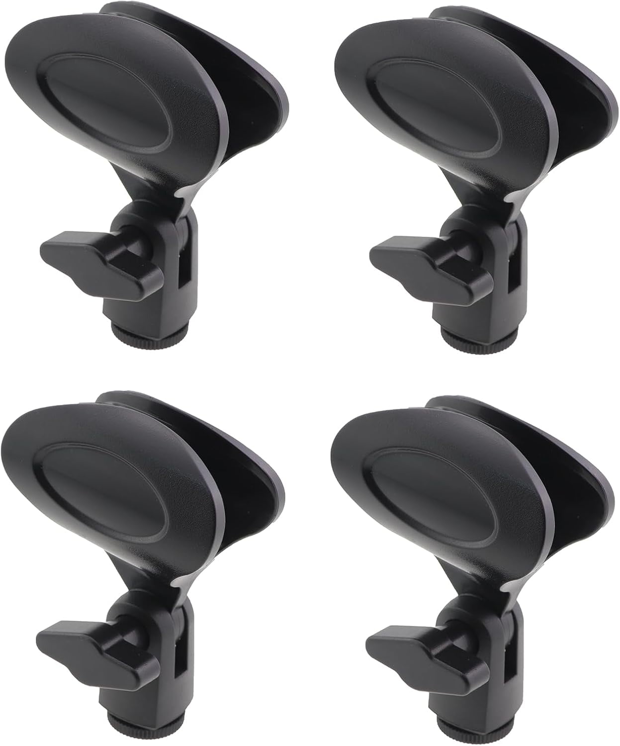 AURARMLET 10pcs Microphone Clip Holder: Adjustable Spring Mic Butterfly ...