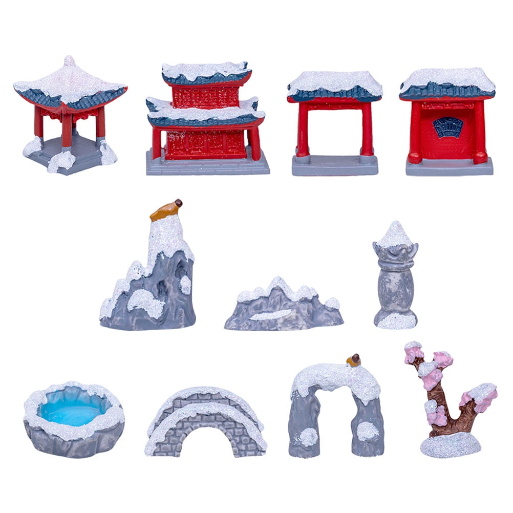 AURARMLET 11Pcs Micro Landscape Ornaments Decorative Miniature Small ...