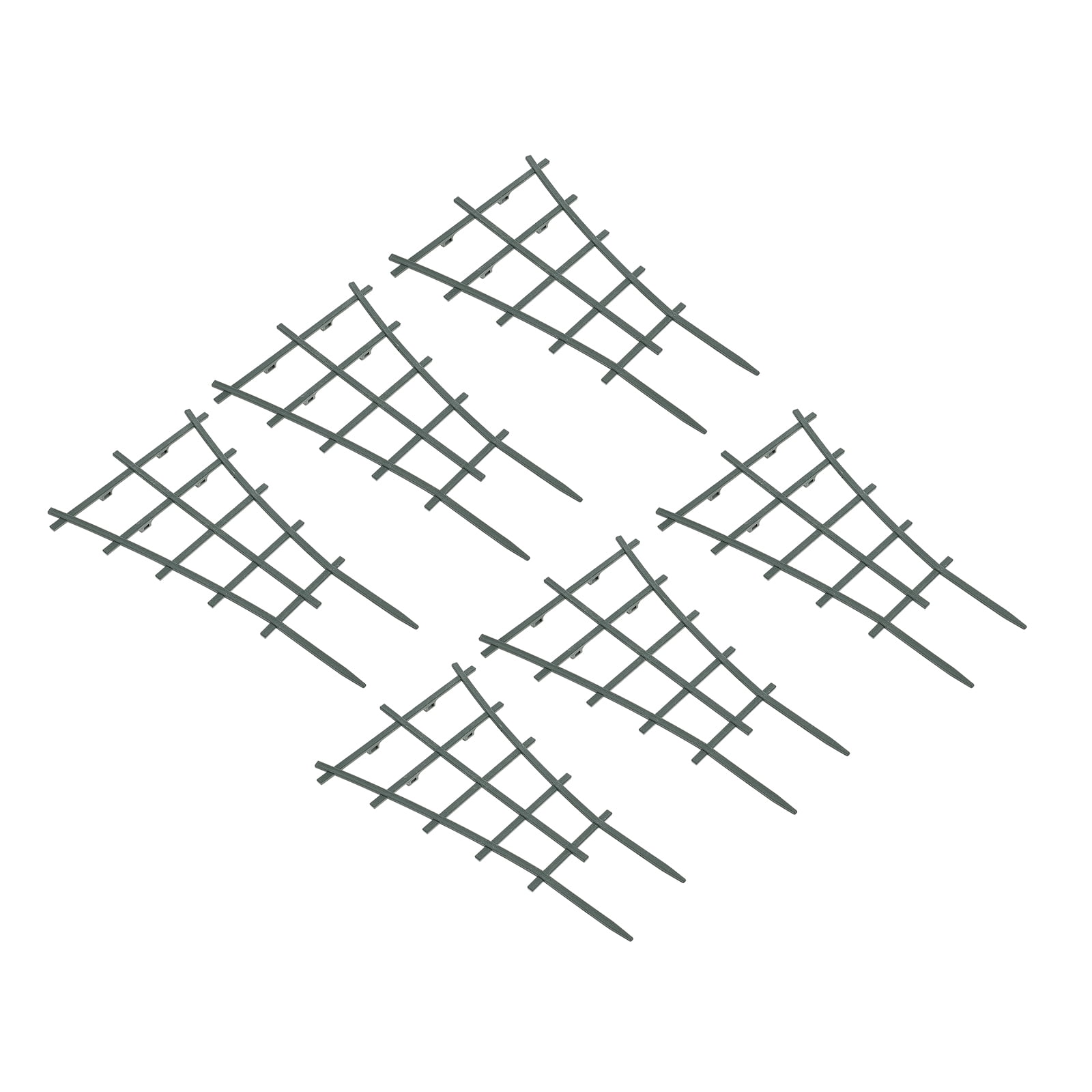 AURARMLET 12Pcs Black Plastic Plant Climbing Frames for Garden Plants ...