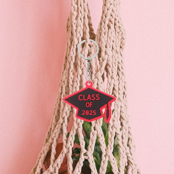 AURARMLET 12Pcs Durable Acrylic Class of 2025 Graduation Keychain Bag ...