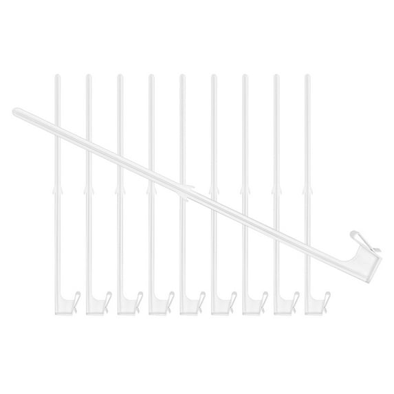 AURARMLET 12pcs Lightweight Flagpoles Plastic Flag Rods for Vehicle ...
