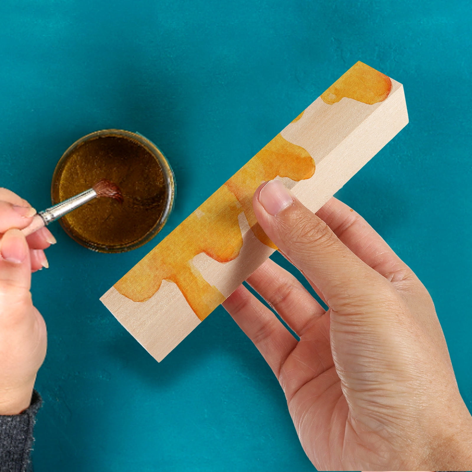 AURARMLET 16 Pcs Wood Blocks For Furniture Making Hobbyists Unfinished ...