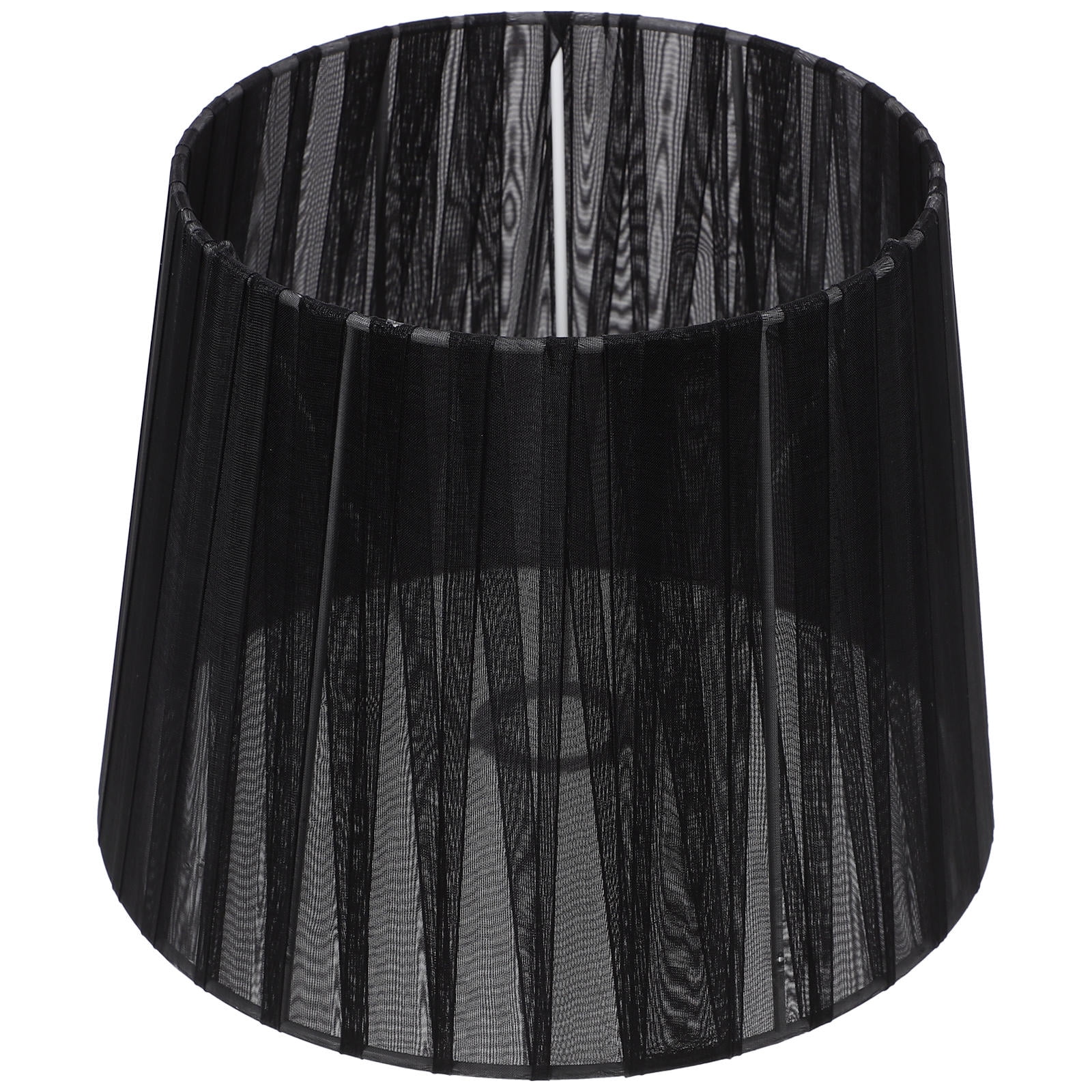 AURARMLET 1Pack Farmhouse Drum Lamp Shades In Black With Light ...