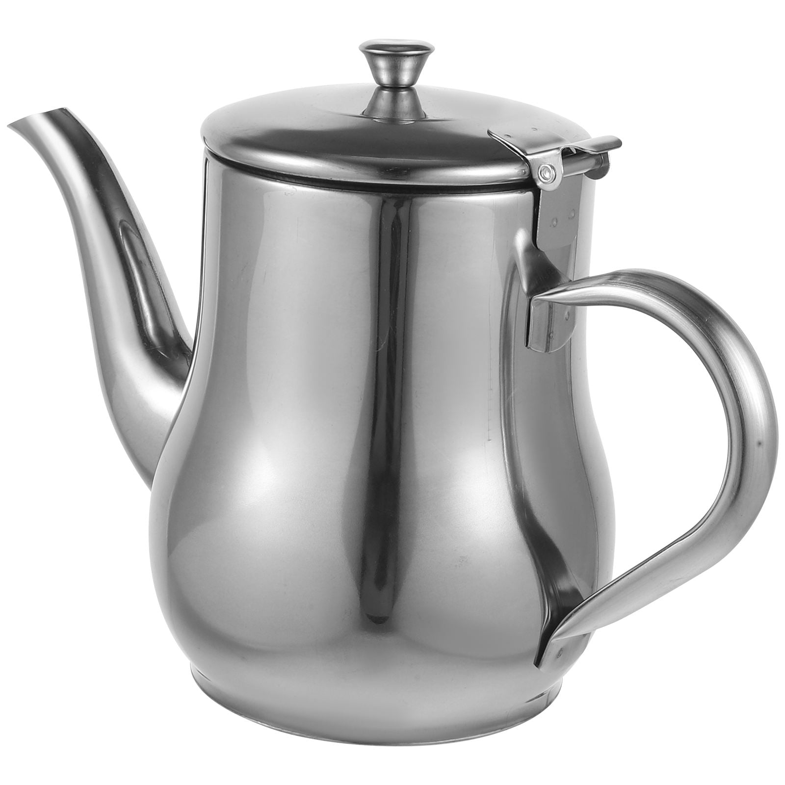 AURARMLET Kitchen Oil Storage Pot Silver Stainless Steel 1Pack ...