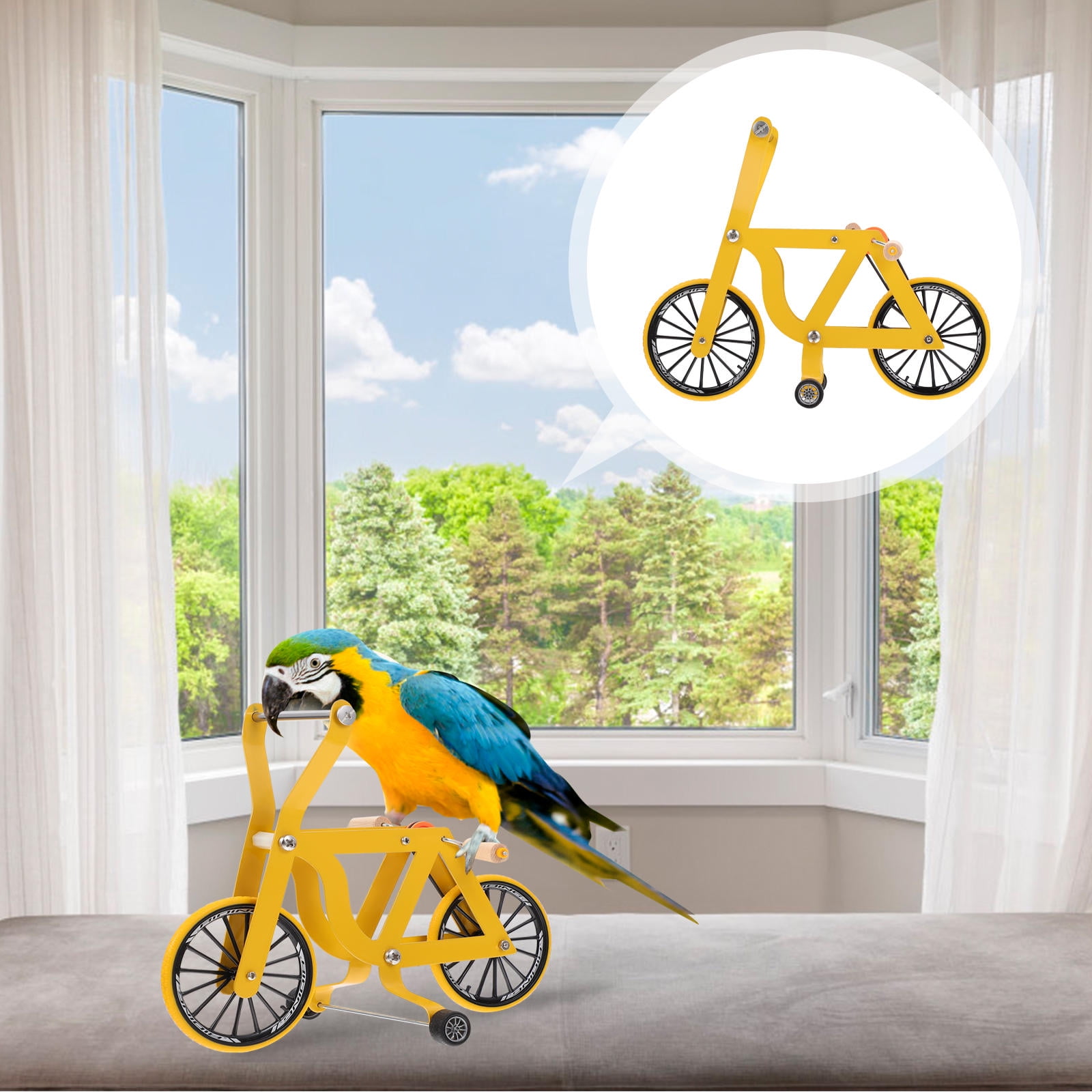 AURARMLET 1Pack Parrot Bike Toy with Intelligence Training and Bird ...