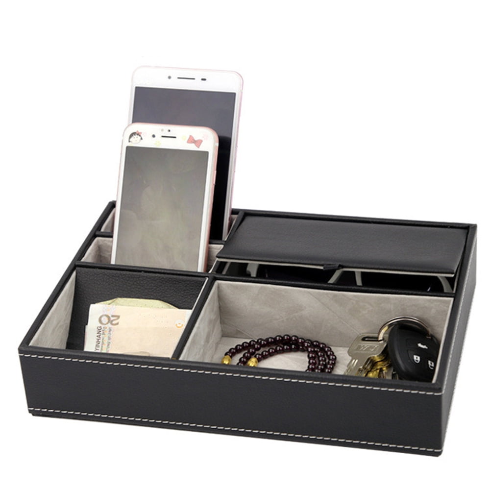 AURARMLET 1Pack Rectangular Pu Storage Container Box For Sunglasses ...