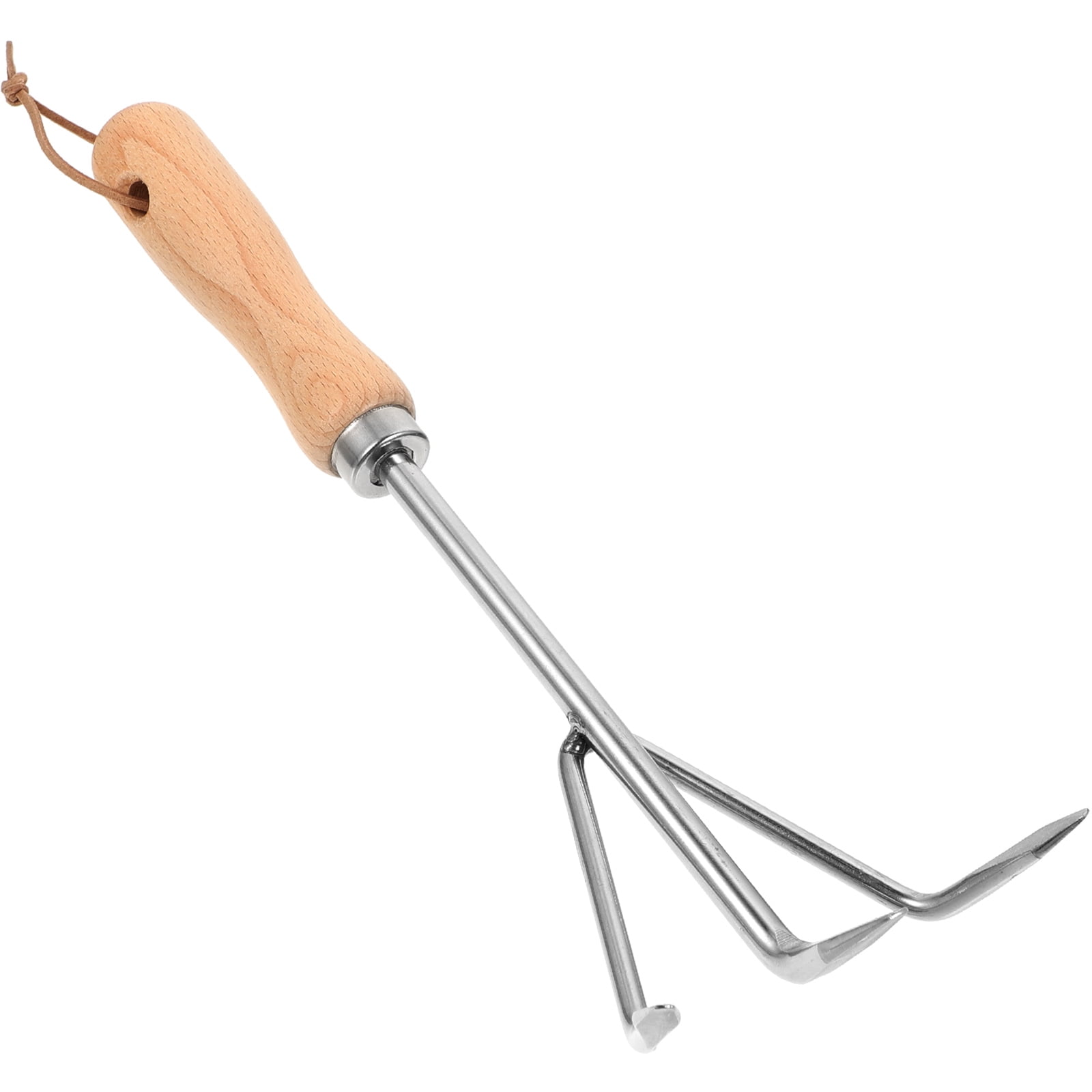 AURARMLET Garden Cultivator Hand Tool Stainless Steel Silver Ergonomic ...