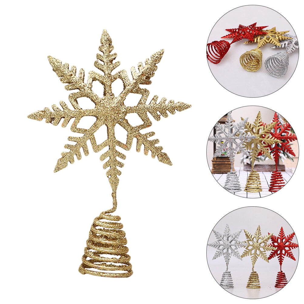 AURARMLET 1Pack Star Tree Toppers Iron Golden Ornament Elegant Design ...