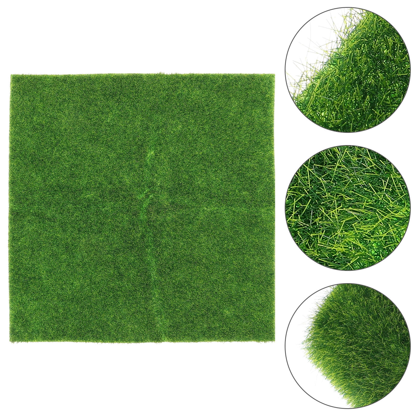 AURARMLET 1Pcs Artificial Craft Grass for Micro Landscape 11.8 x 11.8in ...
