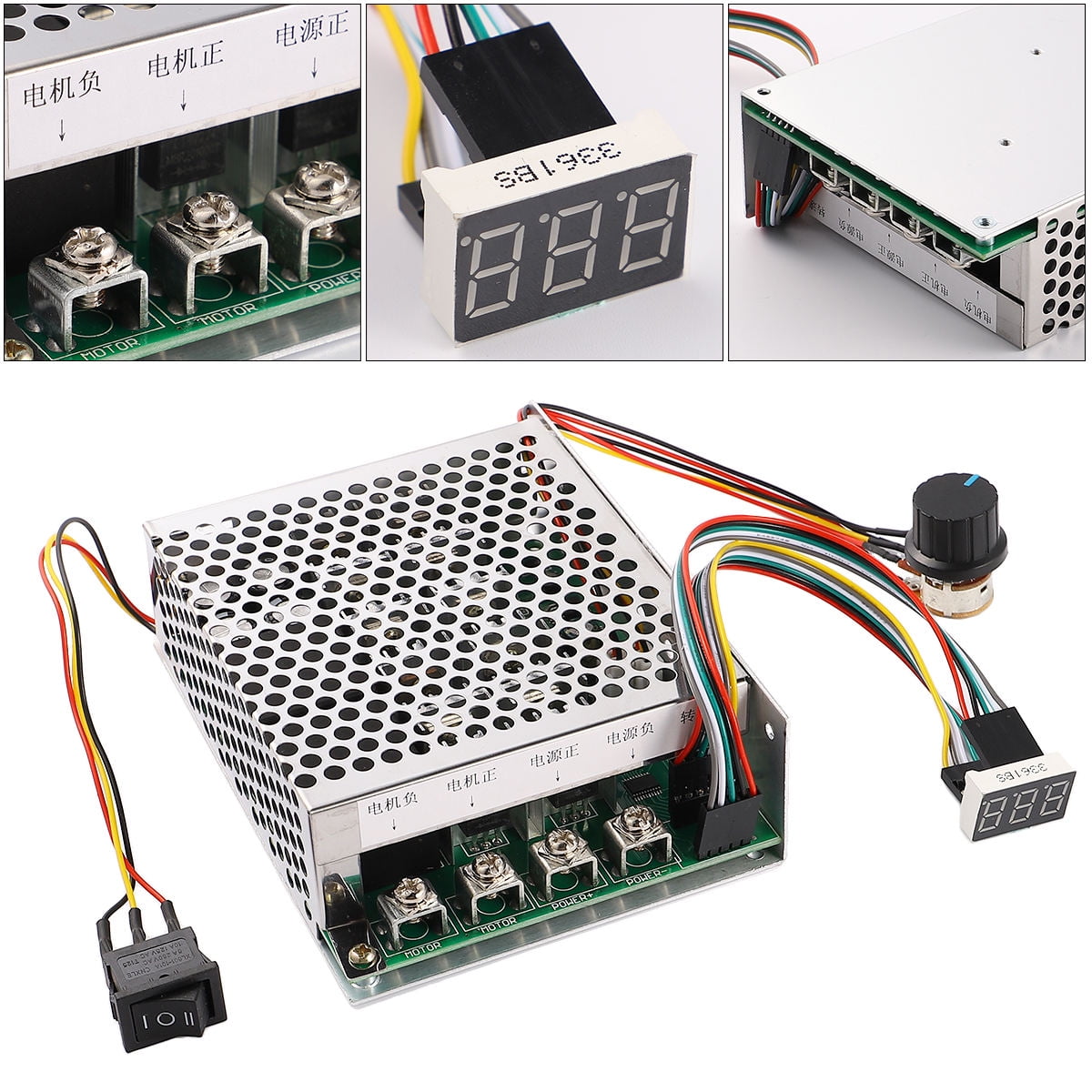 AURARMLET 1Pcs Motor Controller 13x9.9cm Metal and Plastic for Motor ...