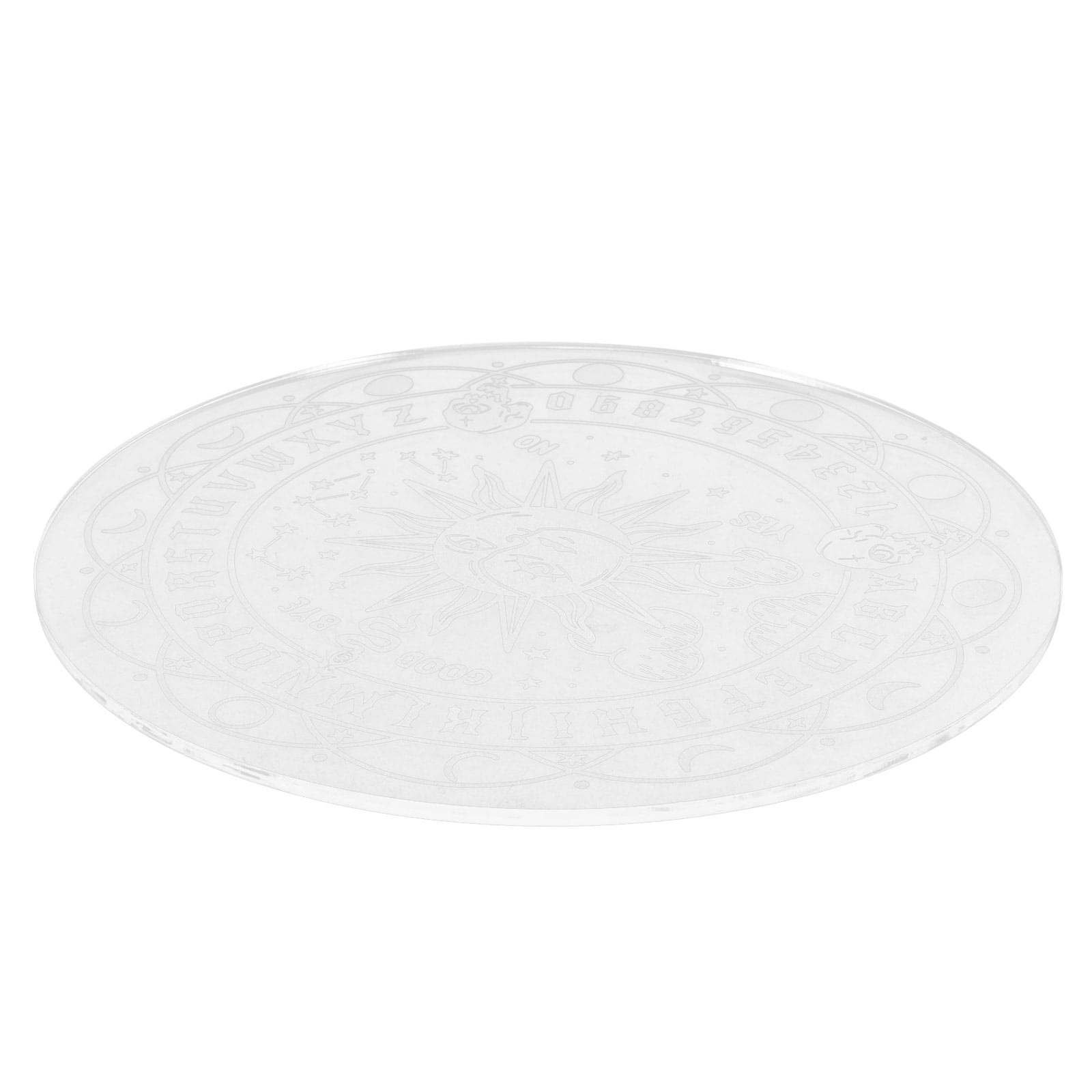 AURARMLET 1Pcs Pendulum Dowsing Board In White Acrylic Material For ...