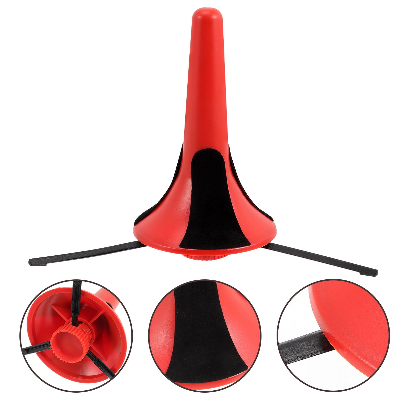 AURARMLET Wind Instrument Stand Plastic Red Portable Scratch Protection ...