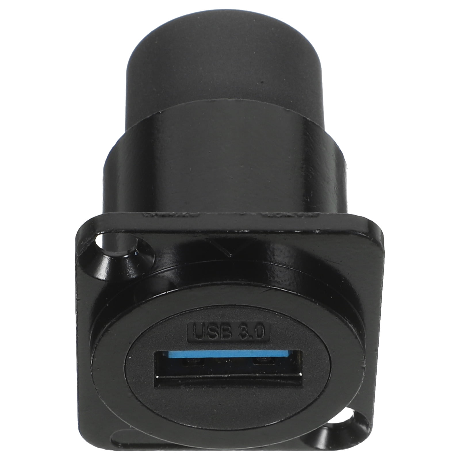 AURARMLET Usb Panel Connector USB 3.0 Panel Mount Coupler Black PC 1Pcs ...