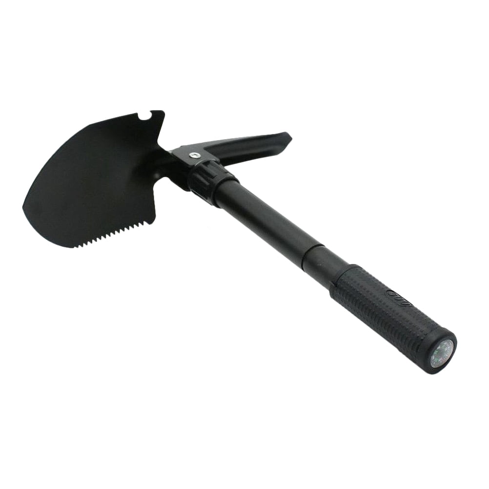 AURARMLET Non Slip Handle Folding Shovel Alloy Steel 1Set Black ...