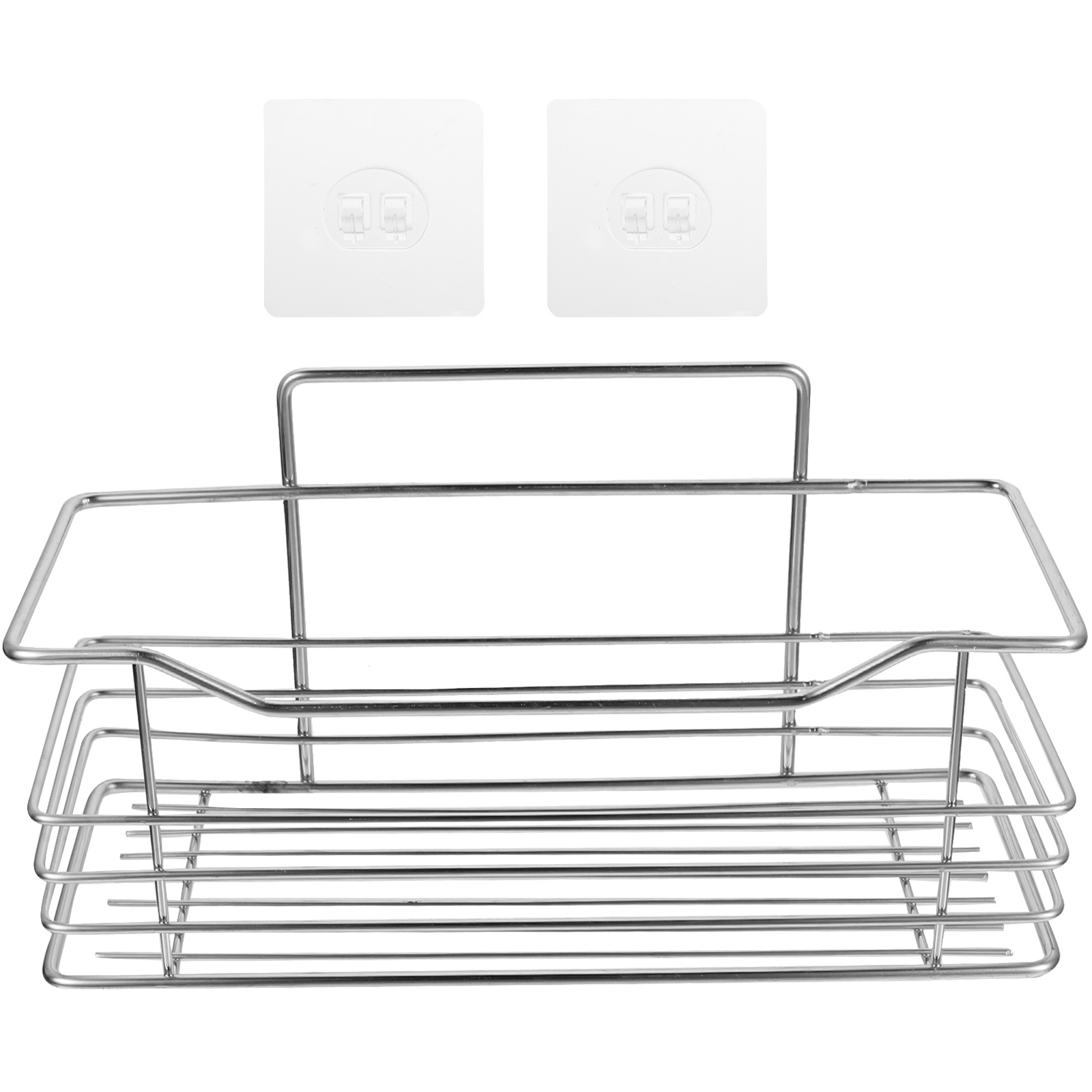 AURARMLET 1 Set Stainless Steel Bathroom Shower Shelf No Drill Wall ...