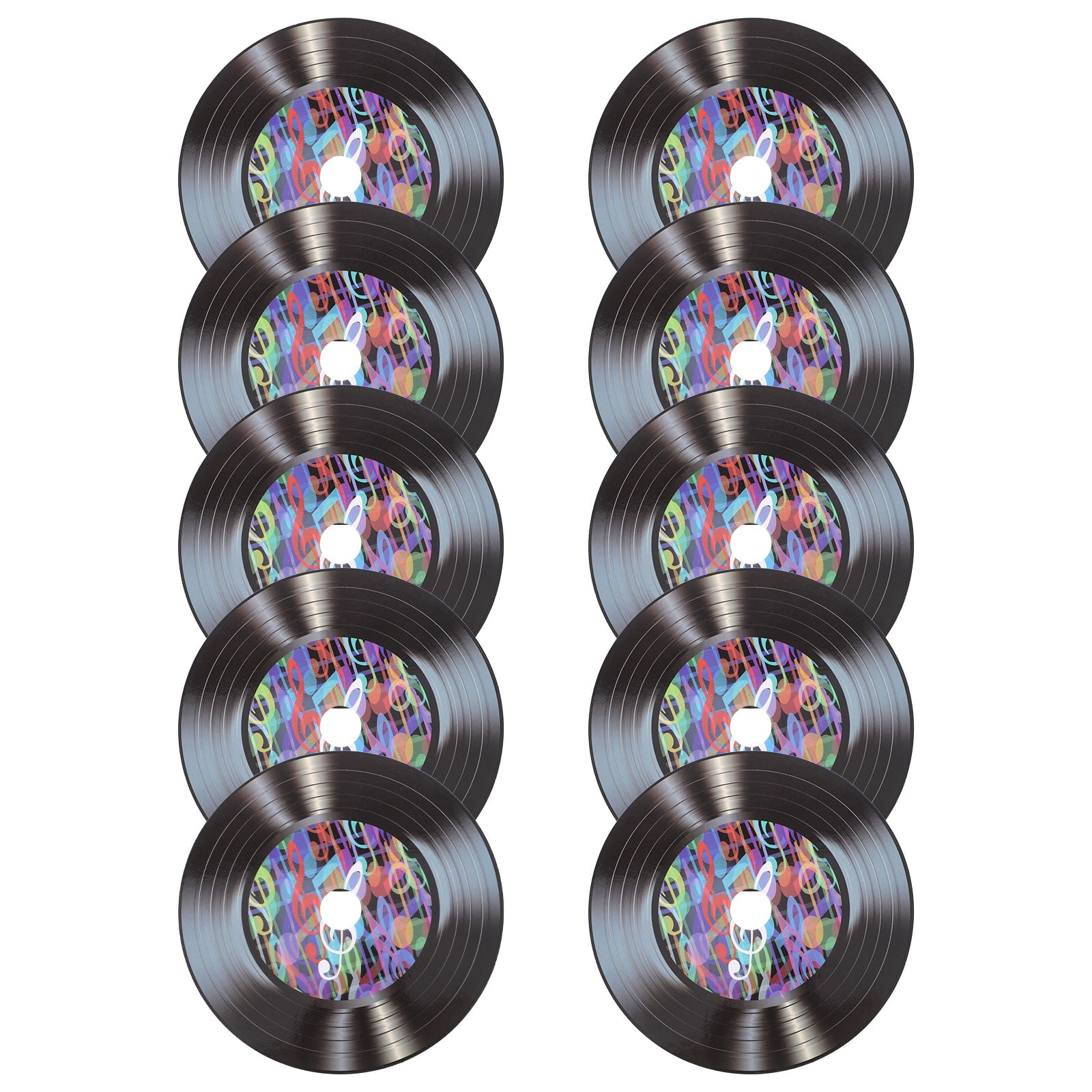AURARMLET 1Set Multi Color Vinyl Record Wall Decor Vintage Style Music ...