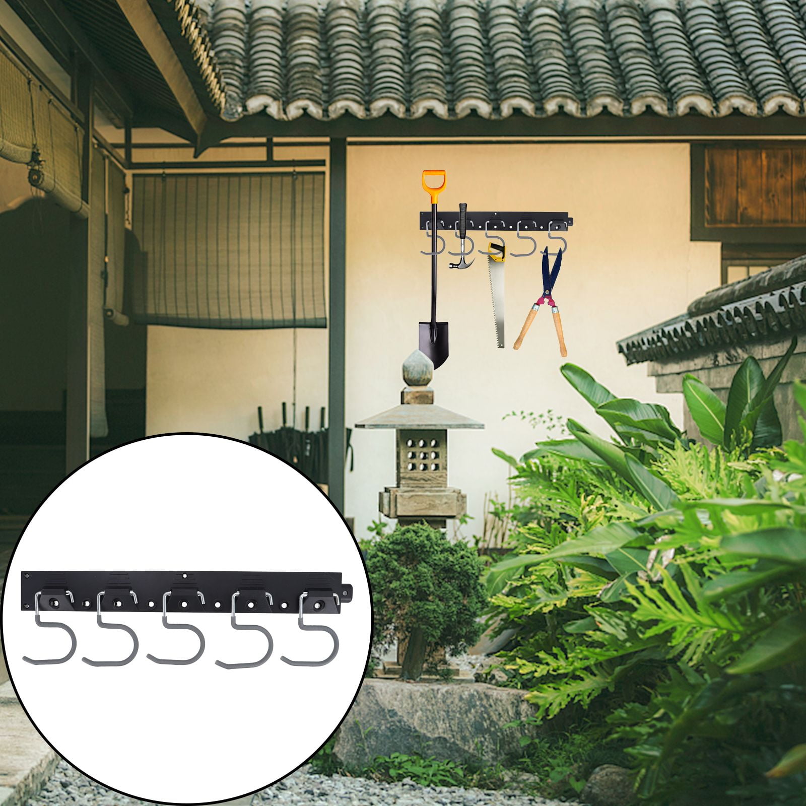 AURARMLET 1Set Plastic Metal Tool Hangers Wall Mount for Garage Tools ...