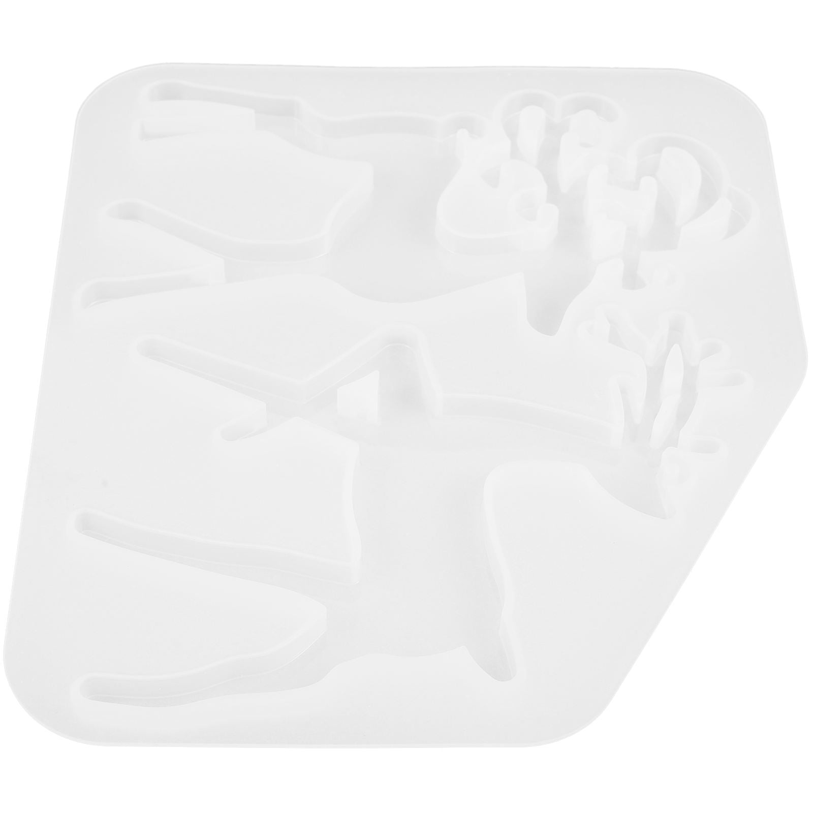 AURARMLET Diy Craft Mould Keychain Mold Silicone White 1Pack - Walmart.com