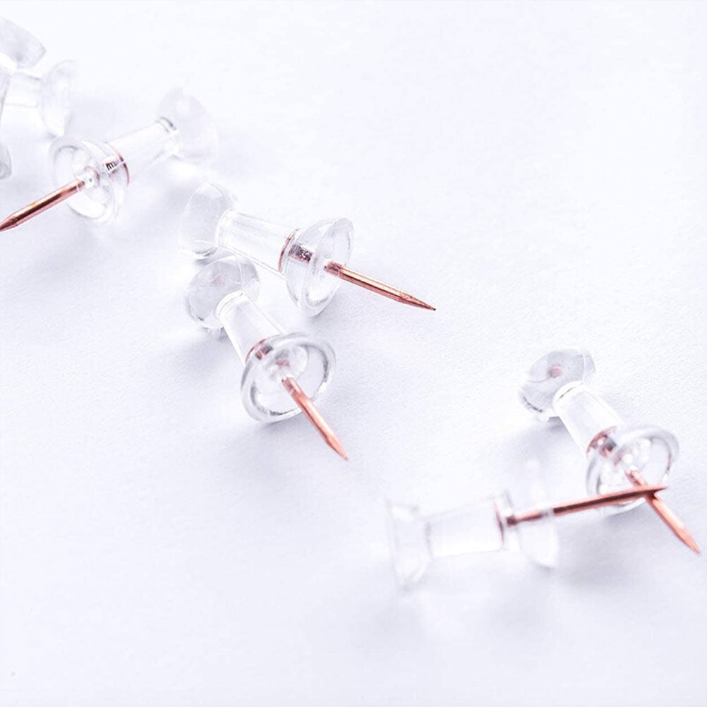 AURARMLET 2 Boxes Photos Wall Push Pin Acrylic for Art Boards with ...