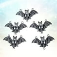 AURARMLET 20 Pcs Bats Connector Link Charms Alloy Silver DIY ...
