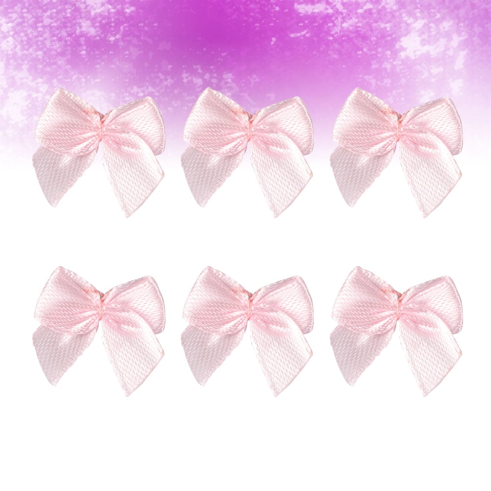 AURARMLET 200Pack Elegant Appearance Pink Ribbon Bows for Clothes and ...
