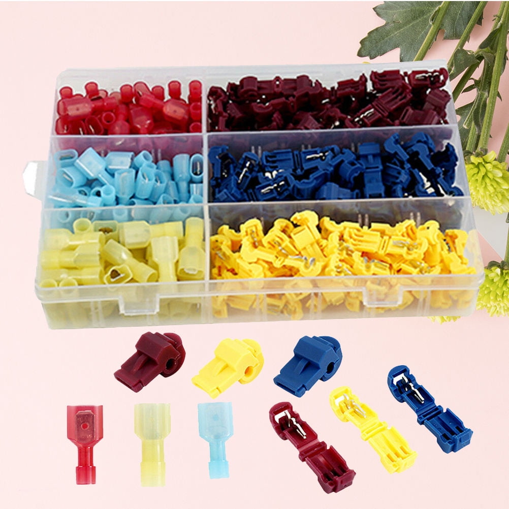 AURARMLET 200Pcs Insulation Terminals Assorted Color Wire Connection ...