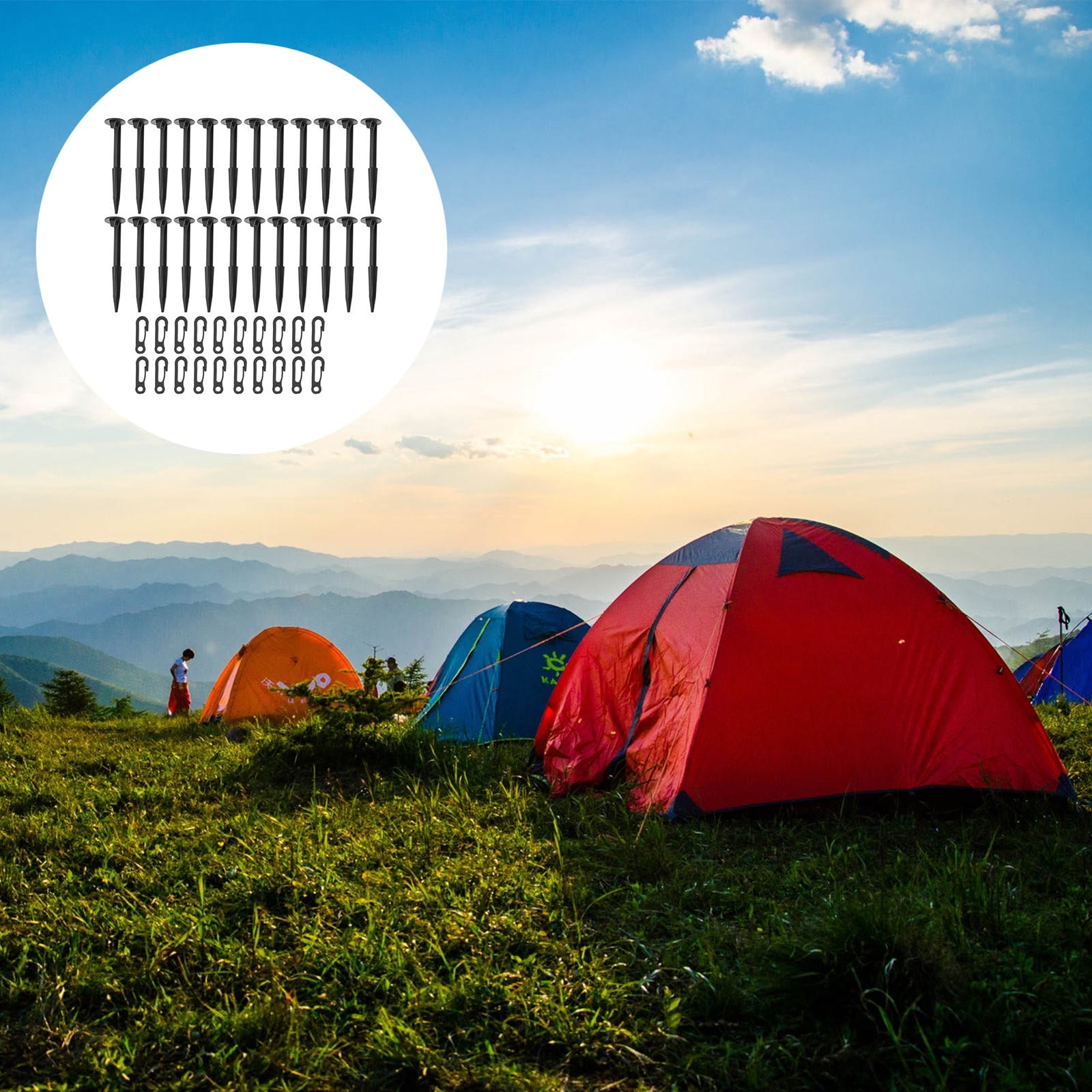 AURARMLET 20Pcs Inflatable Stakes for Plastic Replacement Stakes in ...