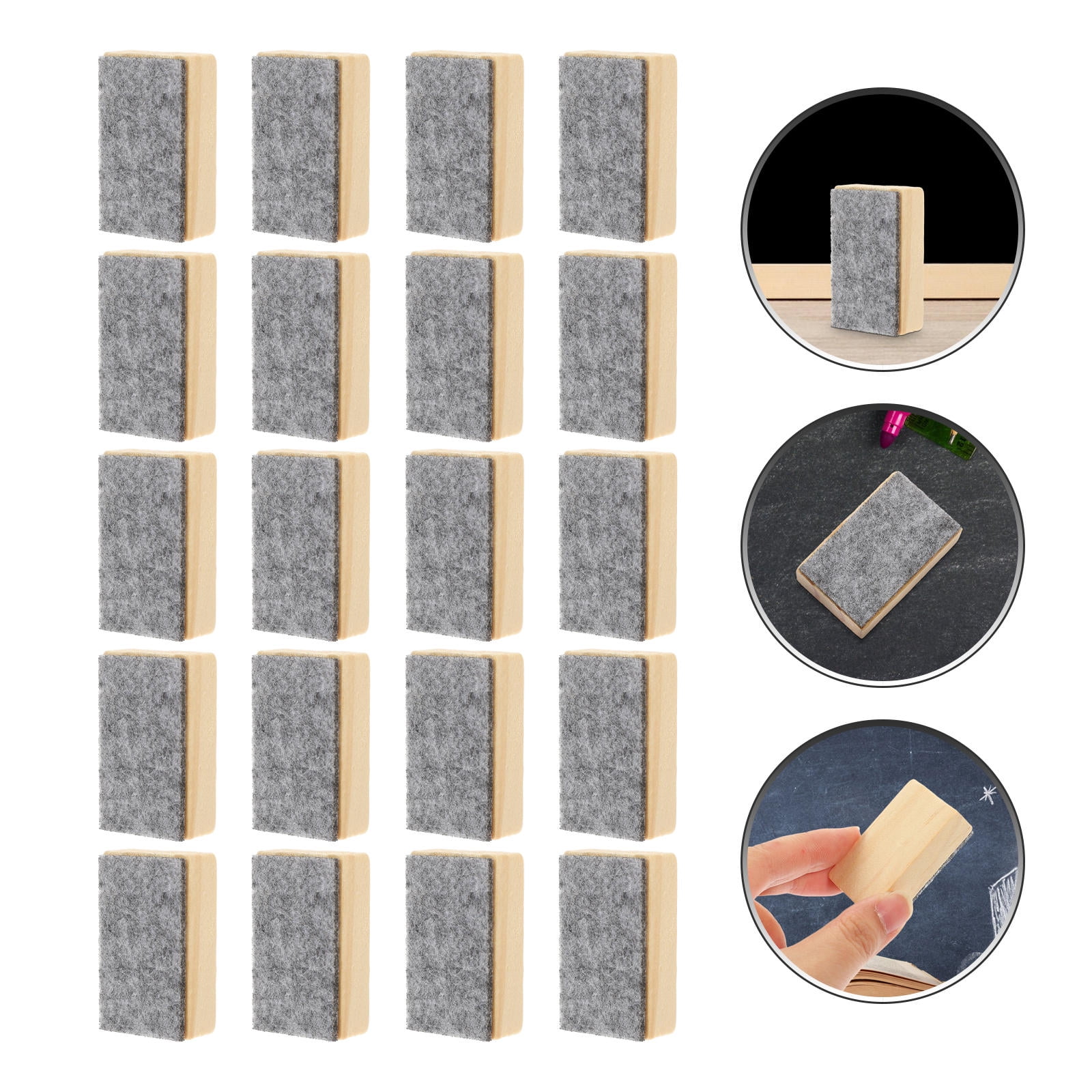 AURARMLET 20Pcs Teacher Must Haves Assorted Color Erasers for Classroom ...