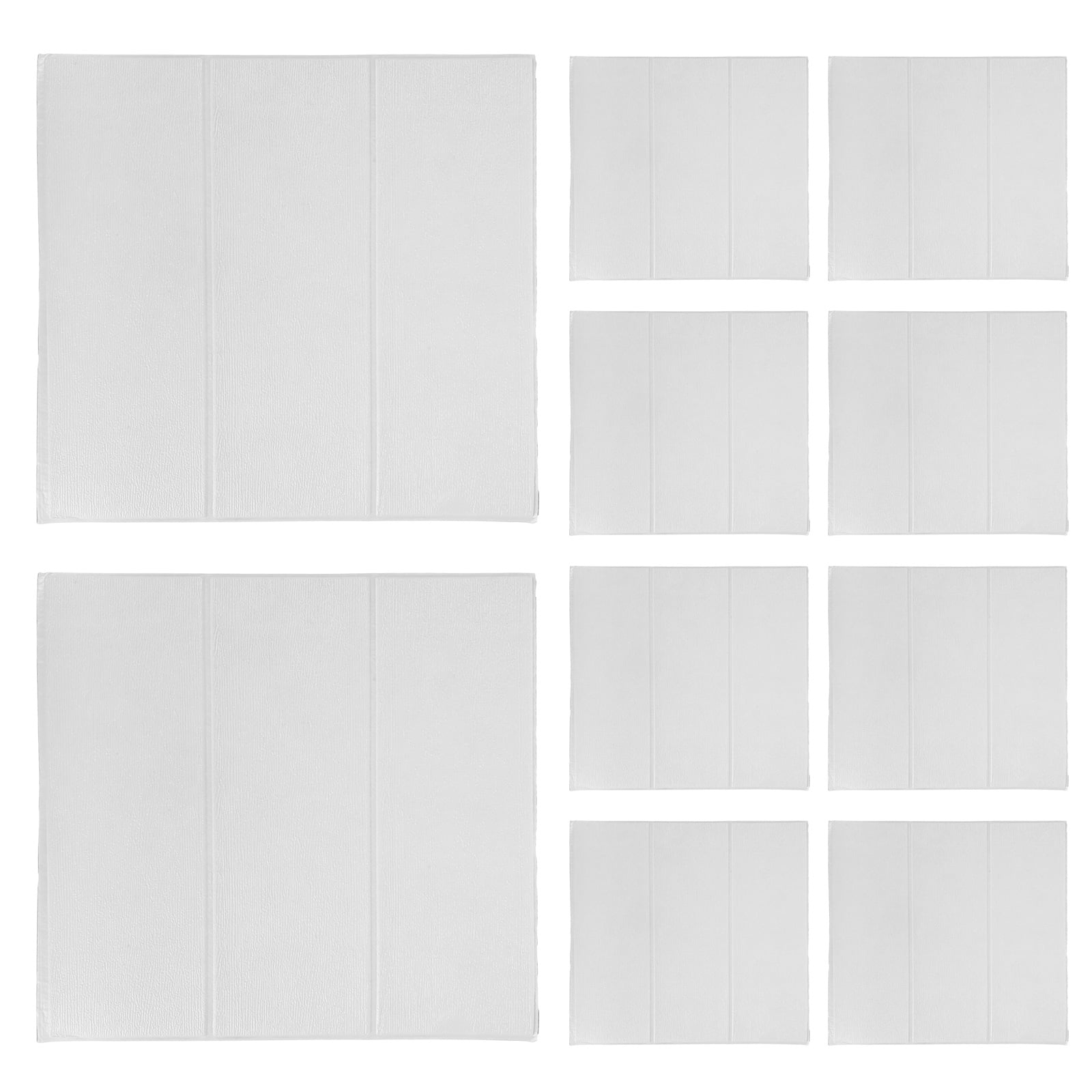 AURARMLET 3D Wall Stickers White XPE Foam Simulation Wallpaper 20 ...