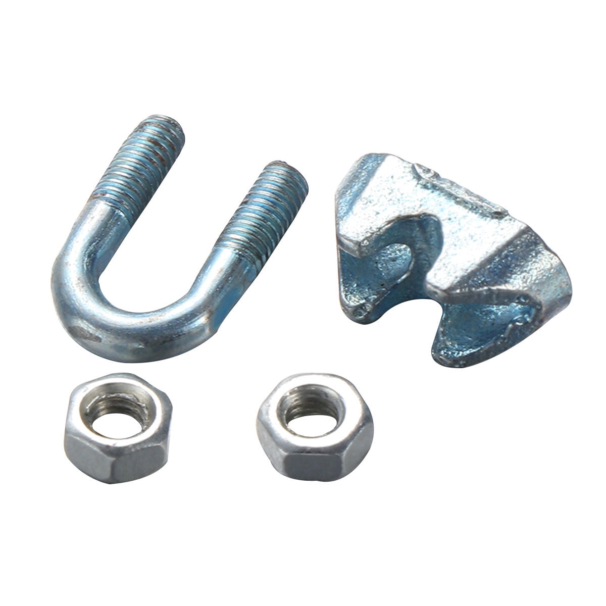 AURARMLET 24Pack Zinc Galvanized Steel Cable Clamps for Diy Projects ...