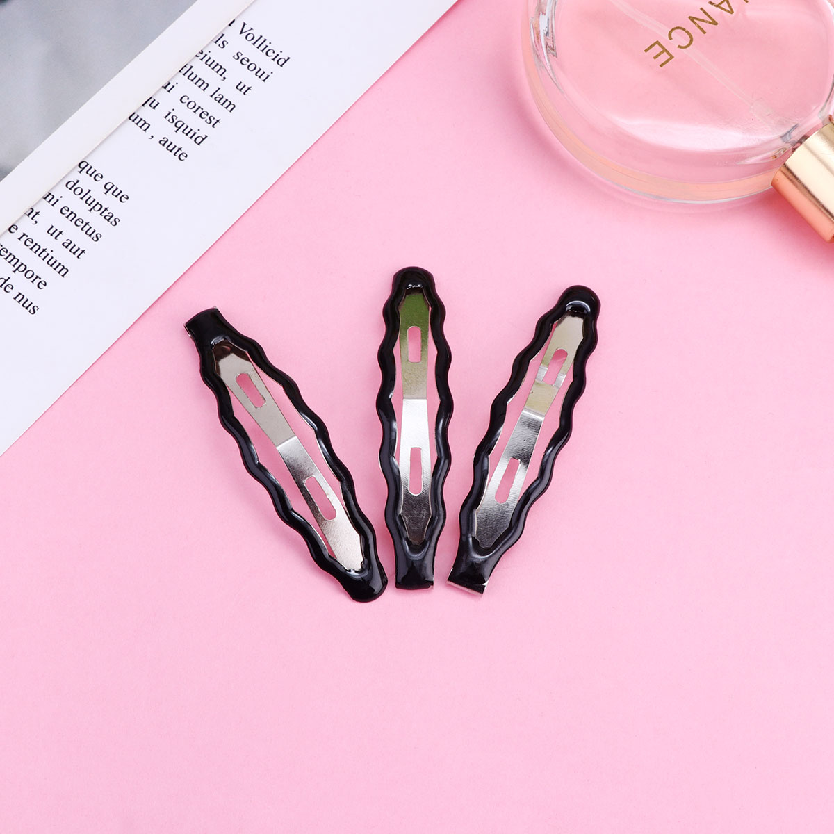 AURARMLET 24pcs Minimalist Snap Hair Clip Design Hair Styling for Women ...