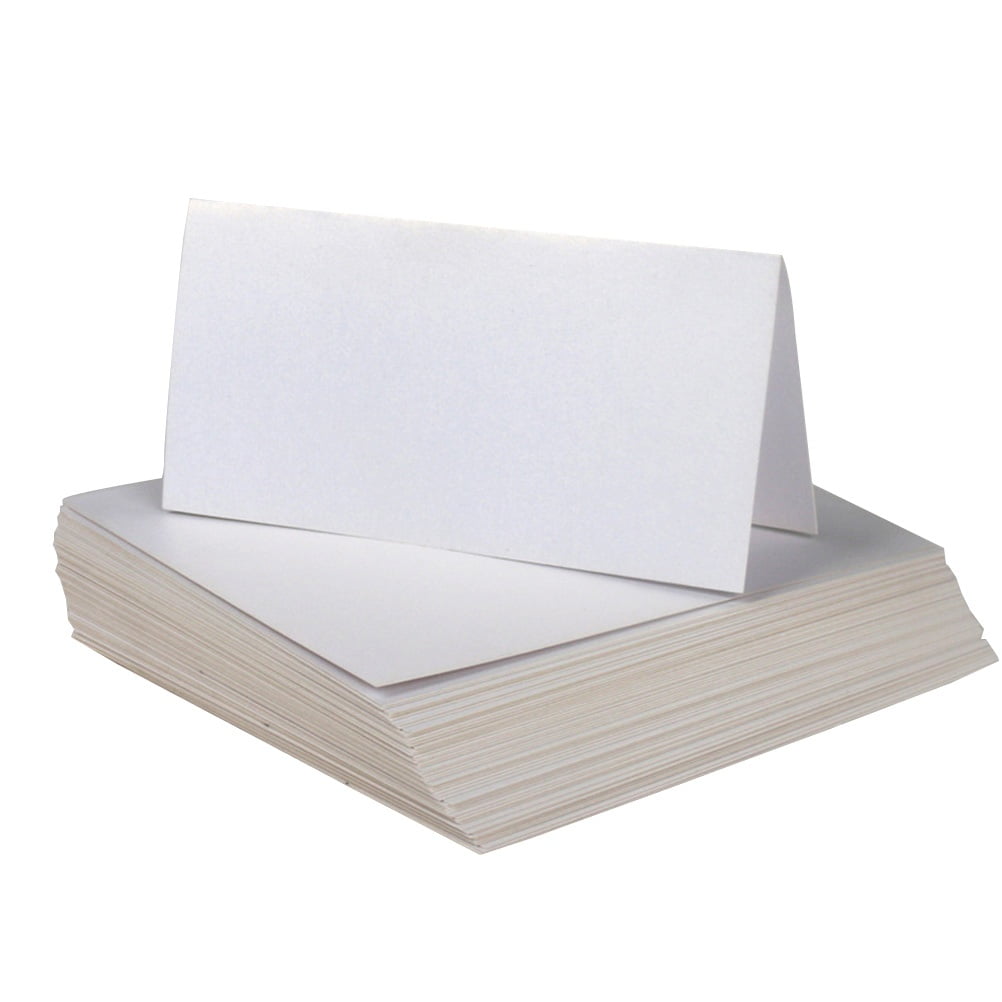 AURARMLET 25Pack Table Signs for Wedding Name Tags White Paper Guest ...
