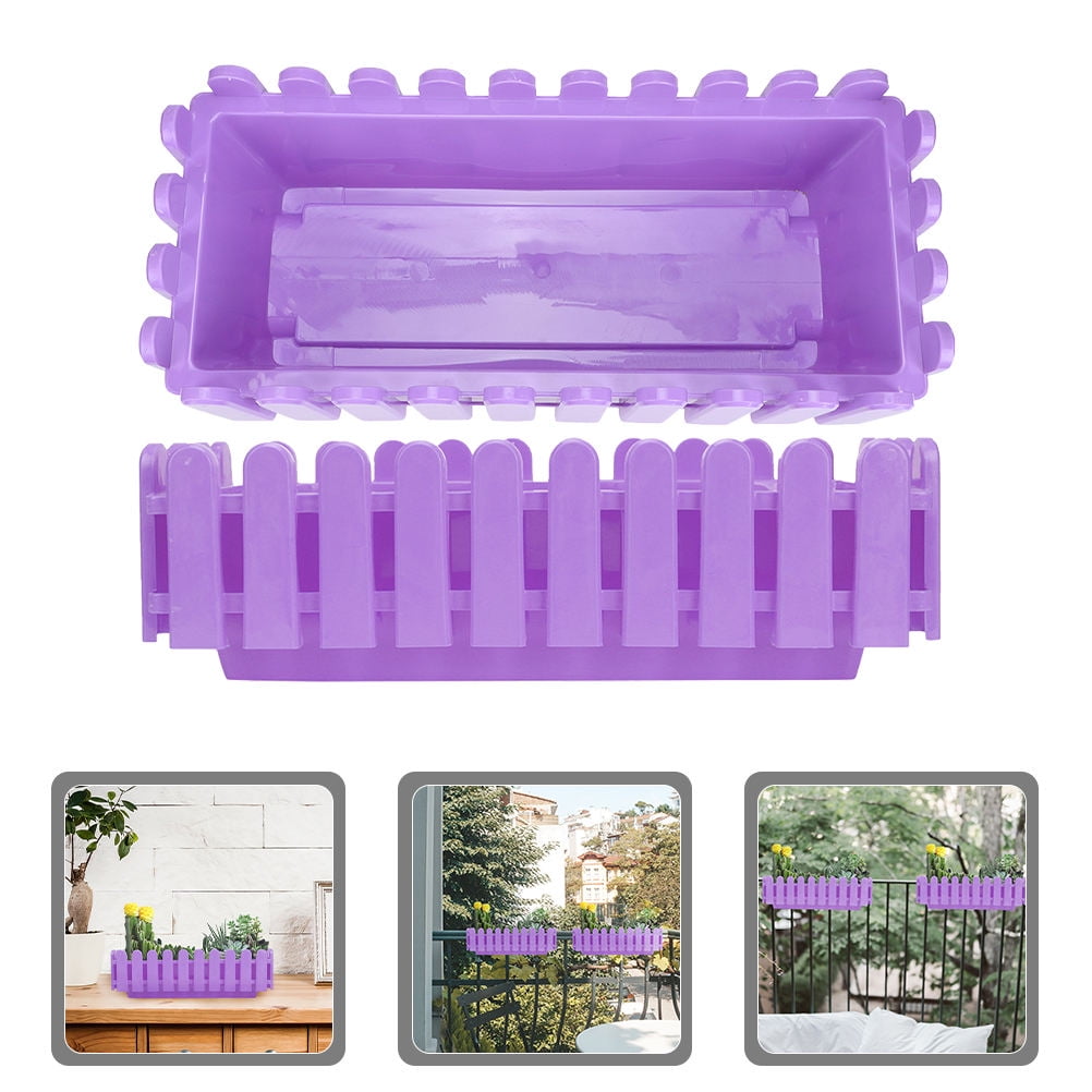 AURARMLET Set of 2 Reusable Plastic Vegetable Planter Boxes with ...