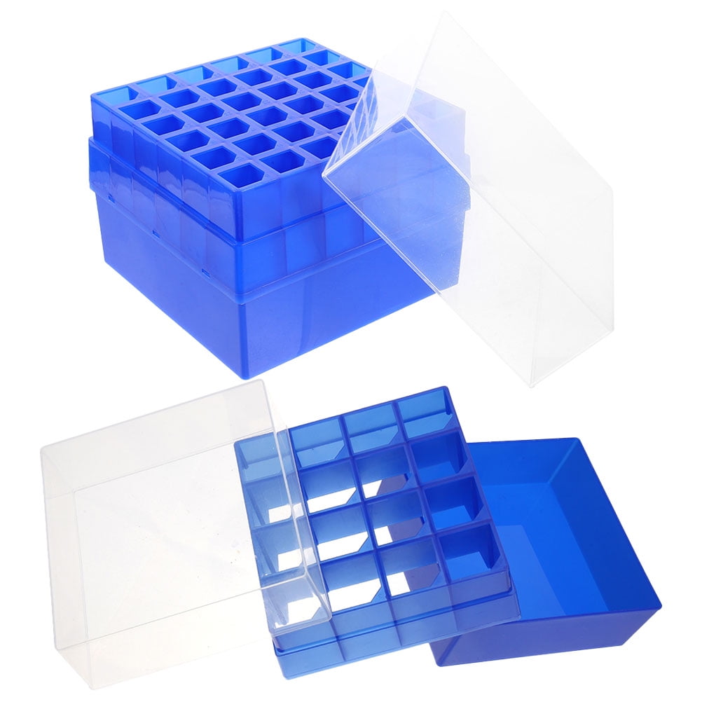 AURARMLET Set of 2 Plastic Rectangular Specimen Holders for Lab ...