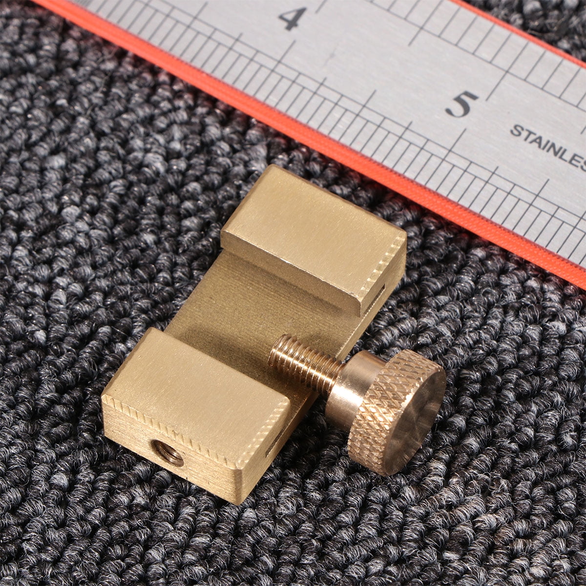 AURARMLET 2Pcs Steel Woodworking Ruler Positioning Block For DIY ...