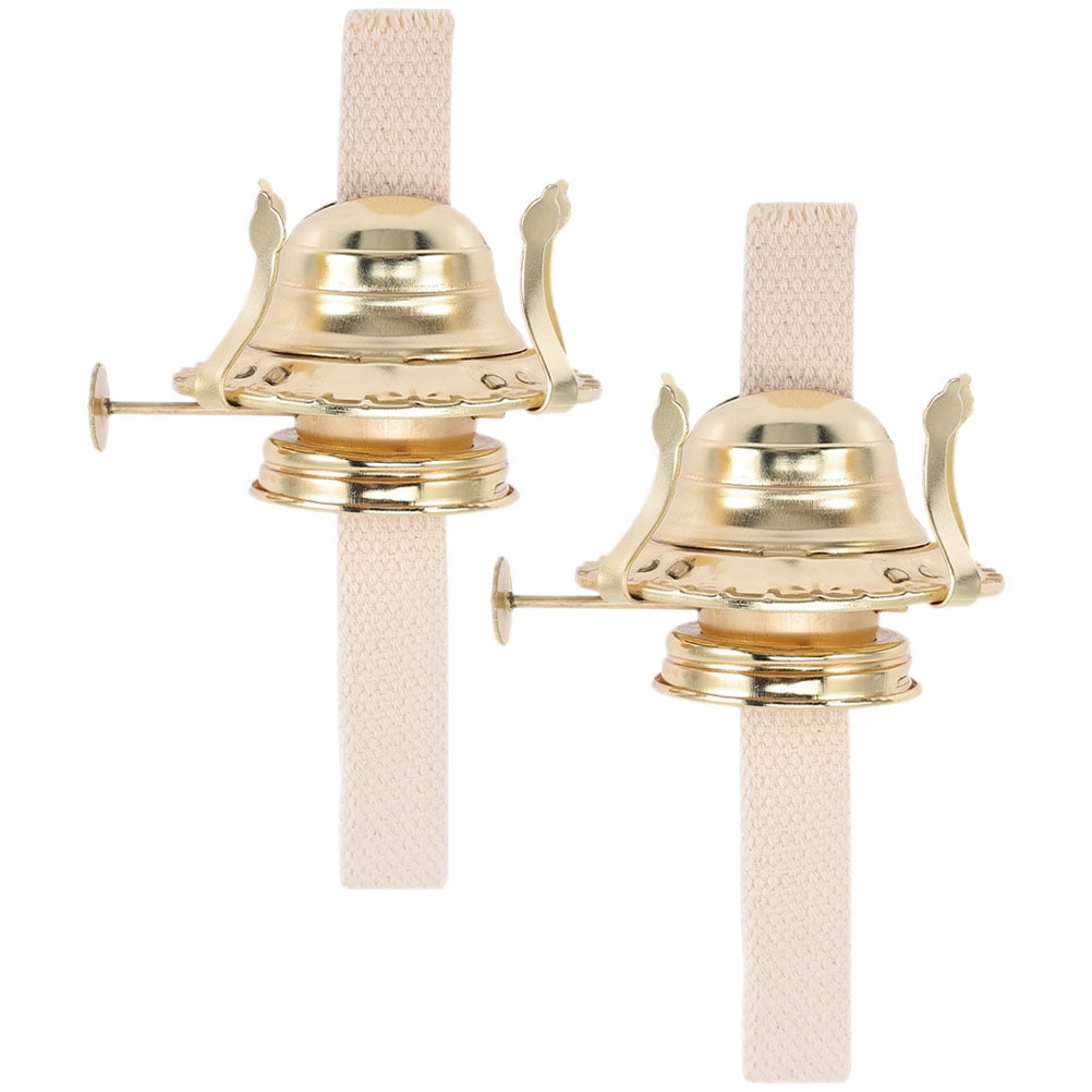 AURARMLET 2Set Oil Lamp Burner Hurricane Lamp Wicks Iron Rectangular ...