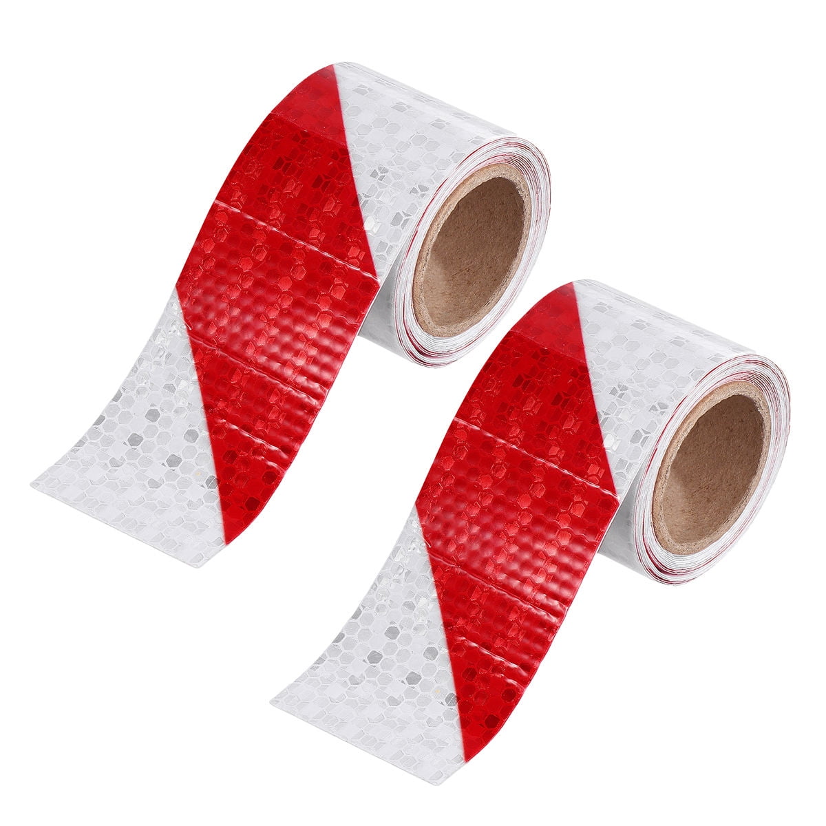 AURARMLET 2Set Red White Reflective Tape Decal for Vehicles Safety ...