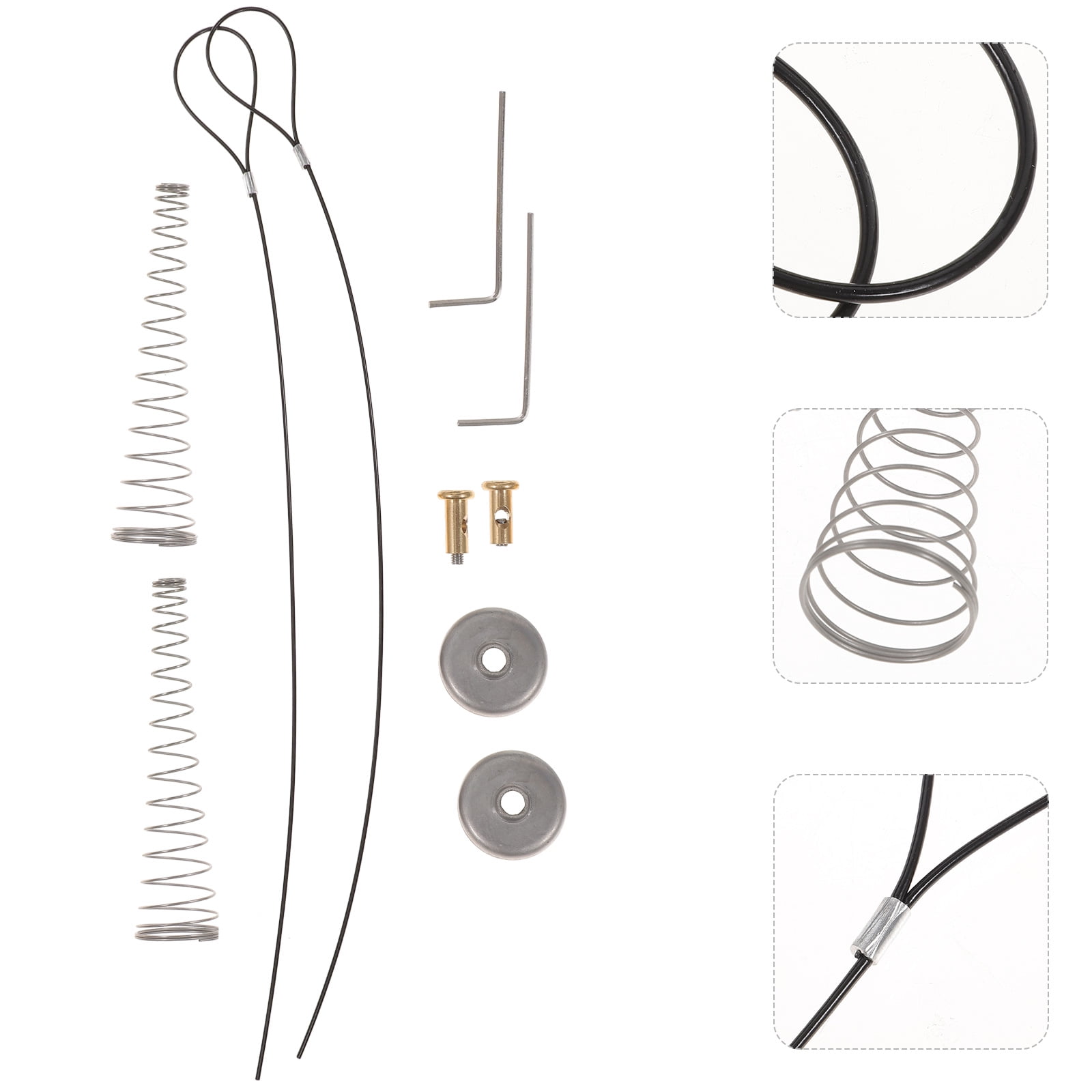 AURARMLET 2 Sets PVC Coated Cane Bolts for Gates and Metal Doors, Heavy ...
