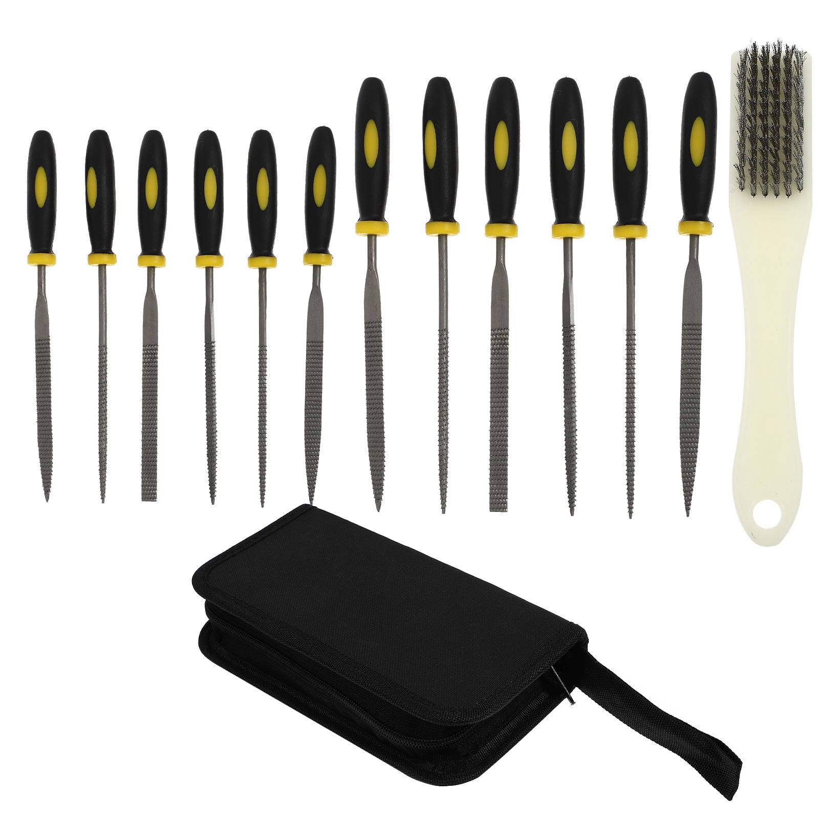AURARMLET 2-Piece Black Woodworking File Set for Wood Carving, Shaping ...