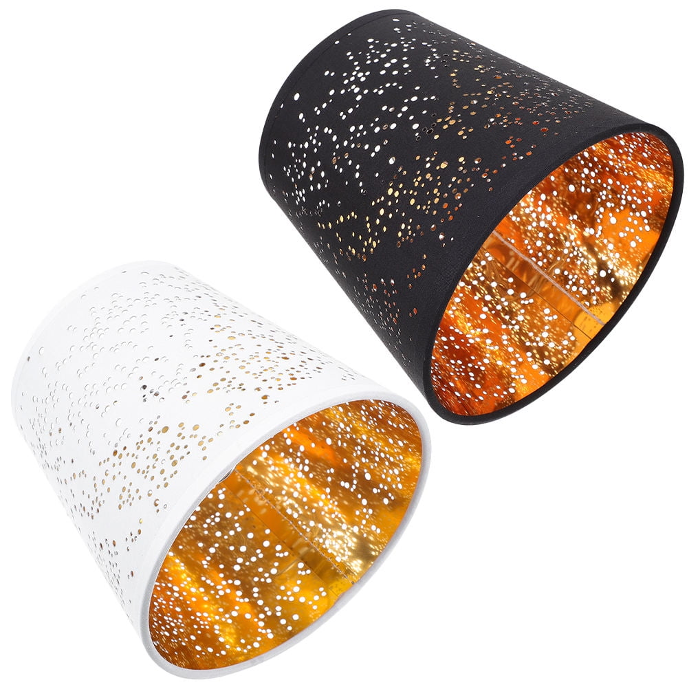 AURARMLET 2pcs Hollow Out Lamp Shade Clip Bulb Covers For Table Lamps ...