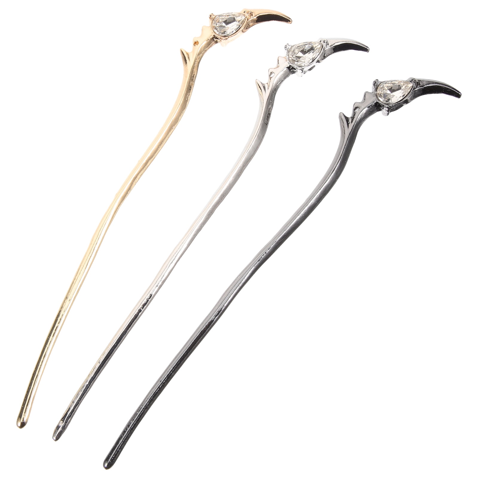 AURARMLET 3Pcs Traditional Style Hair Bun Sticks For Women In Chinese ...