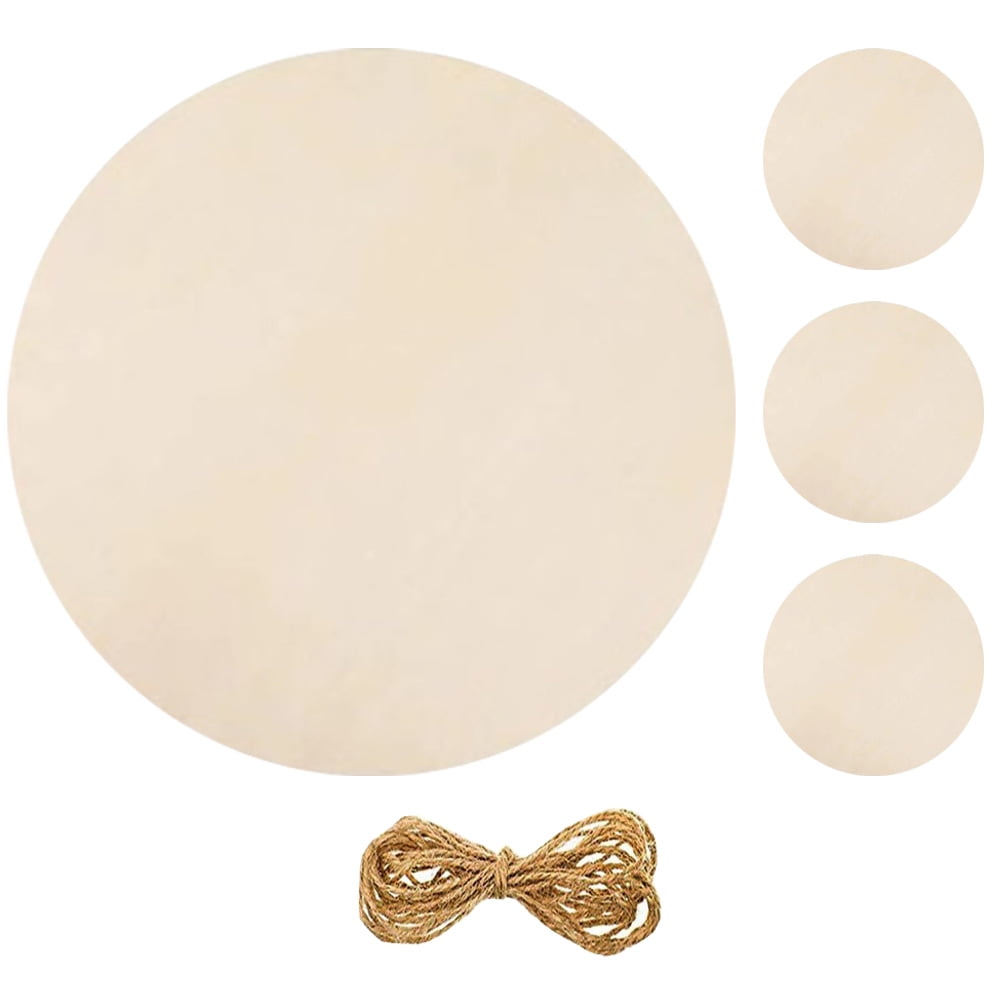 AURARMLET Natural Wood Rounds for Christmas Party and Door Sign ...