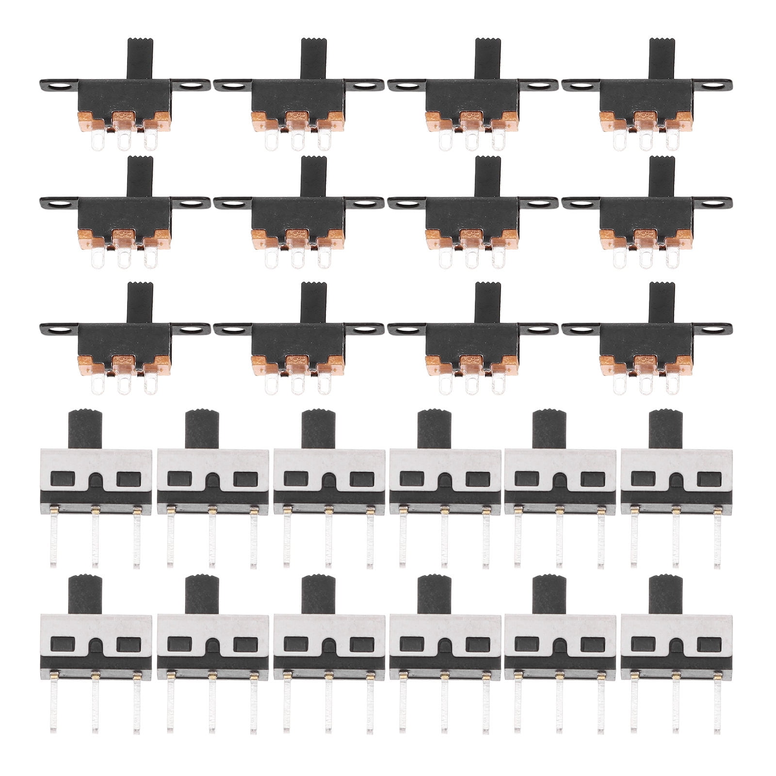 AURARMLET 40pcs Micro Switch on Off ABS for Electronic Components ...