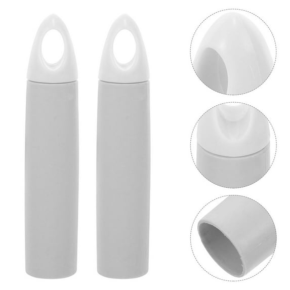 AURARMLET 4Pcs Broom Handle Grip Replacement End Caps Dark Grey ...