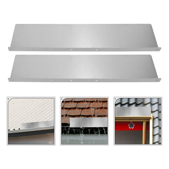 AURARMLET 4Pcs Roof Gutter Guard Aluminum Splash Guards Designed for ...