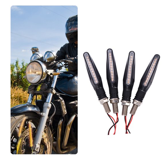 AURARMLET 4Pcs Safety Driving Weatherproof Scooter Indicator Lights 4 ...