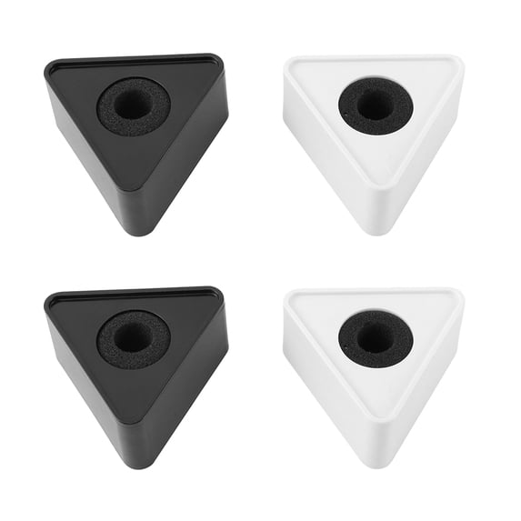 AURARMLET 4Pcs Triangle Shaped Mic Station Logo for Microphone ...