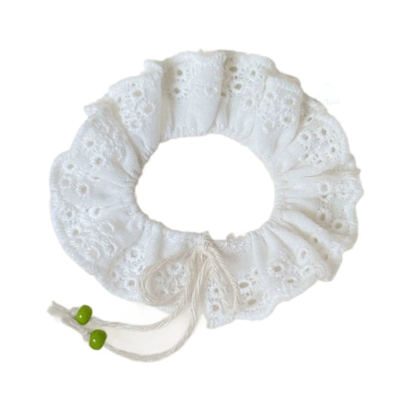 AURARMLET 4pcs Lace Doll Collars: Vintage Miniature Fake Collars ...