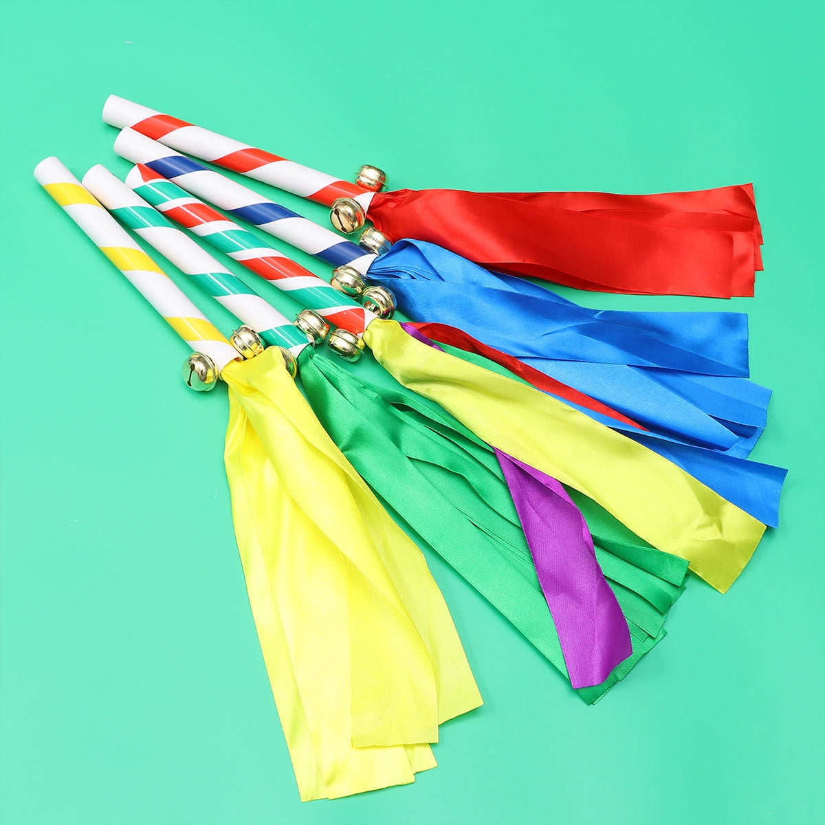 AURARMLET 5Pcs Cheering Props Cheerleading Poms Assorted Color for ...