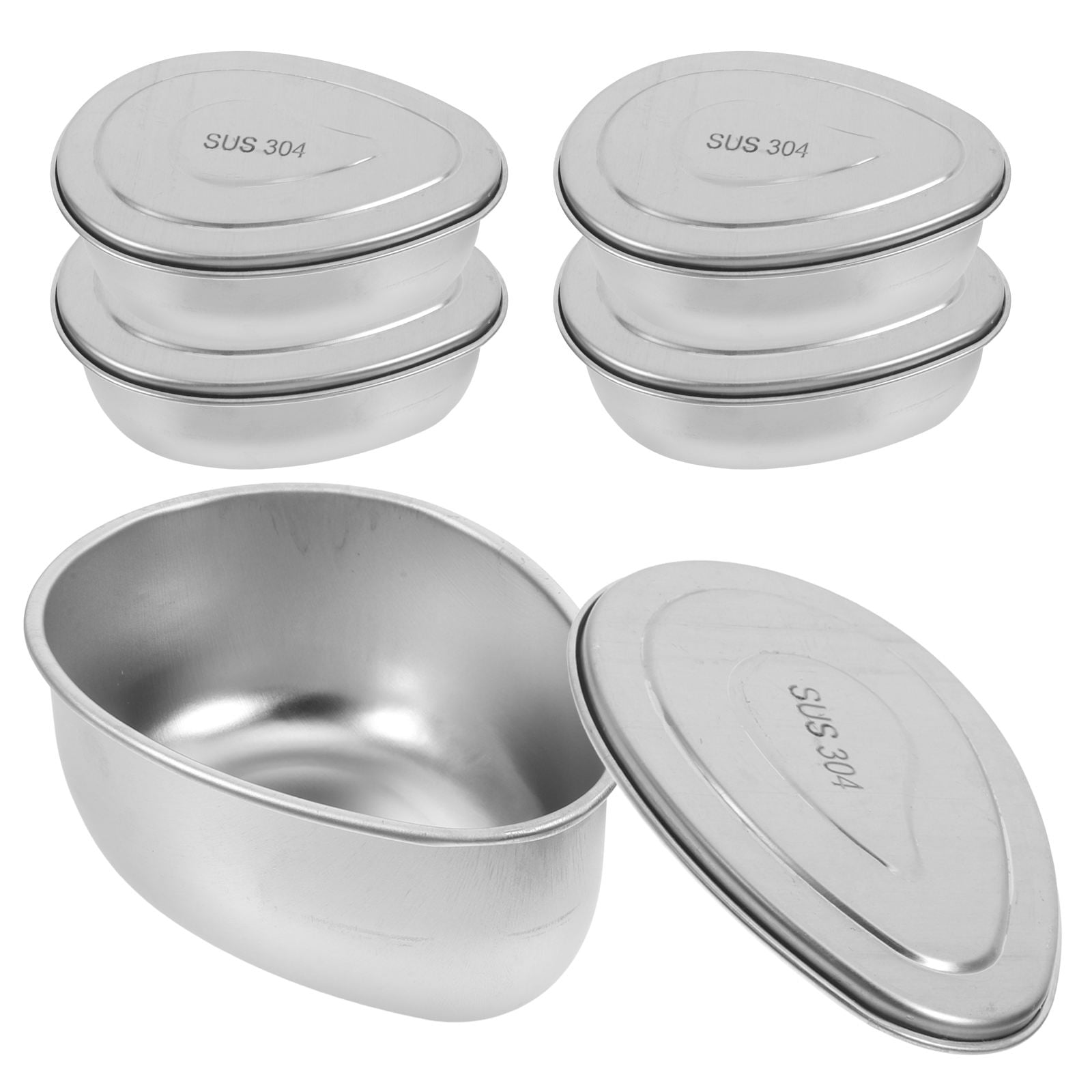 AURARMLET 5-Piece Stainless Steel Steaming Compact Design for Vegetable ...